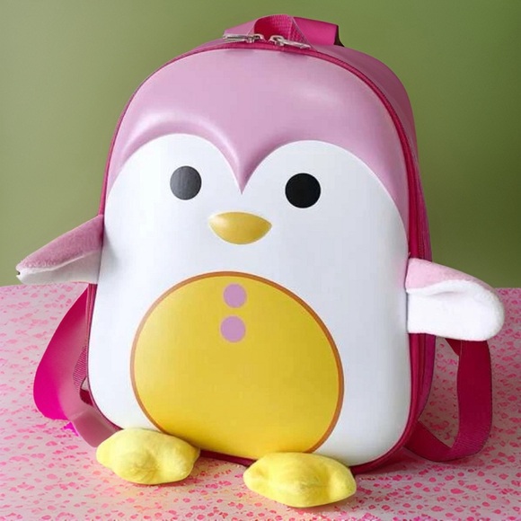 Accessories | Pink Girls Penguin School Backpack For Kids | Poshmark